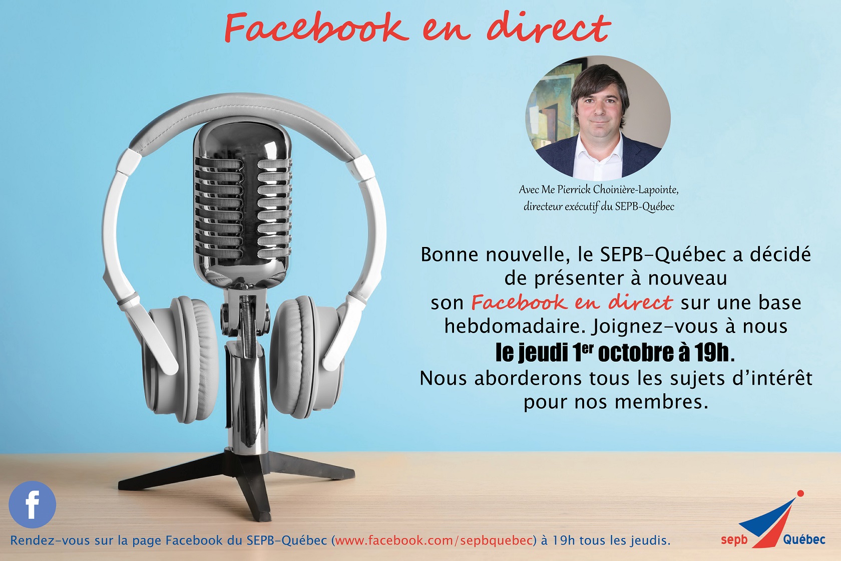 Retour du Facebook en direct | SEPB-574
